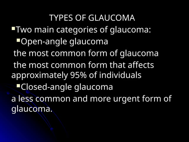 лекция 9.pptx glaucoma complete presentation | PPT