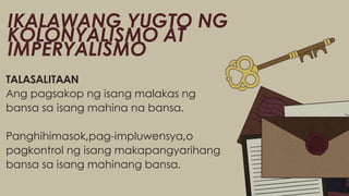 Paglawak ng kapangyarihan ng europa sa ibang panig ng daigdig | PDF