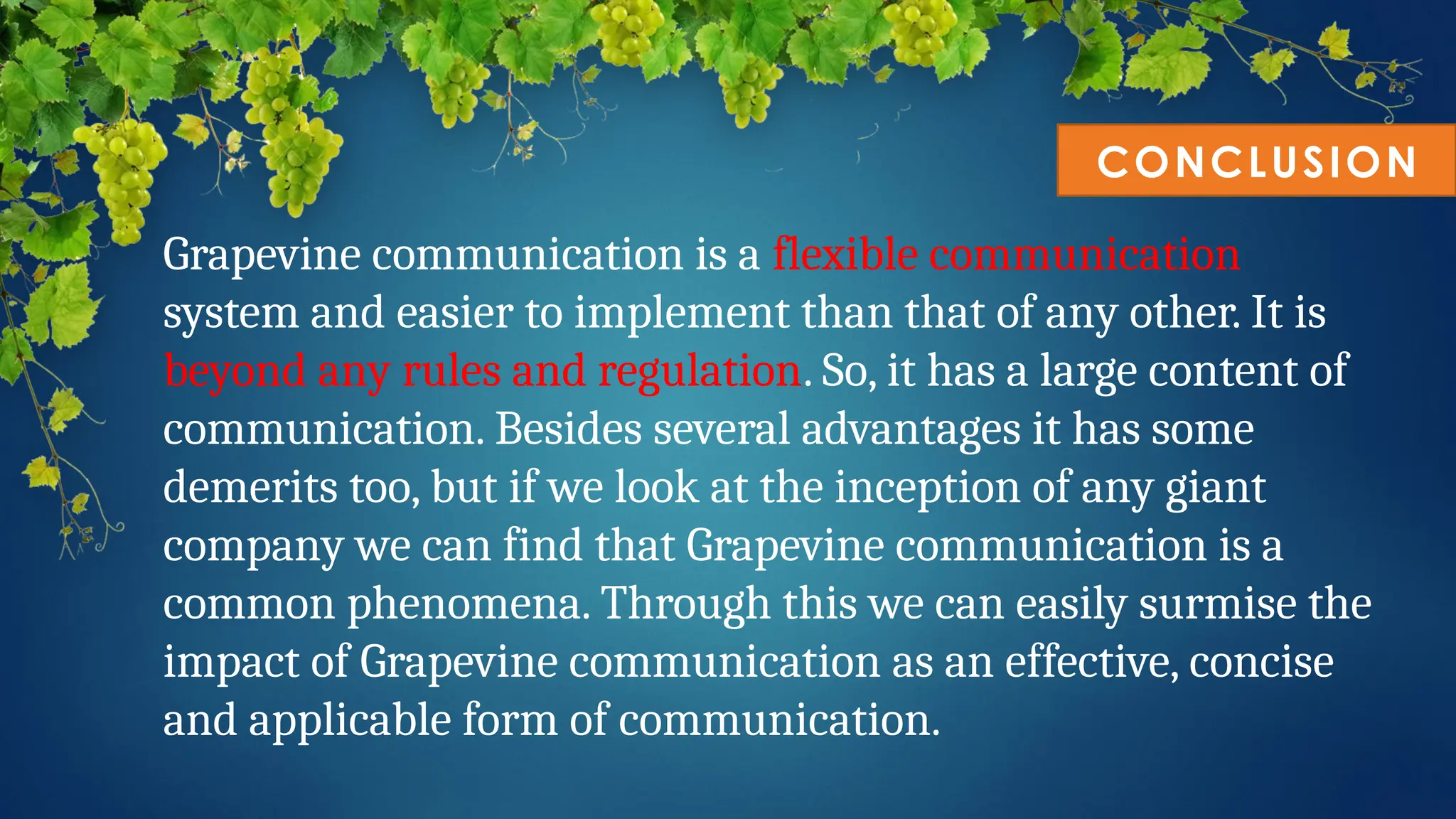 grapevine communication for business communication | PPTX