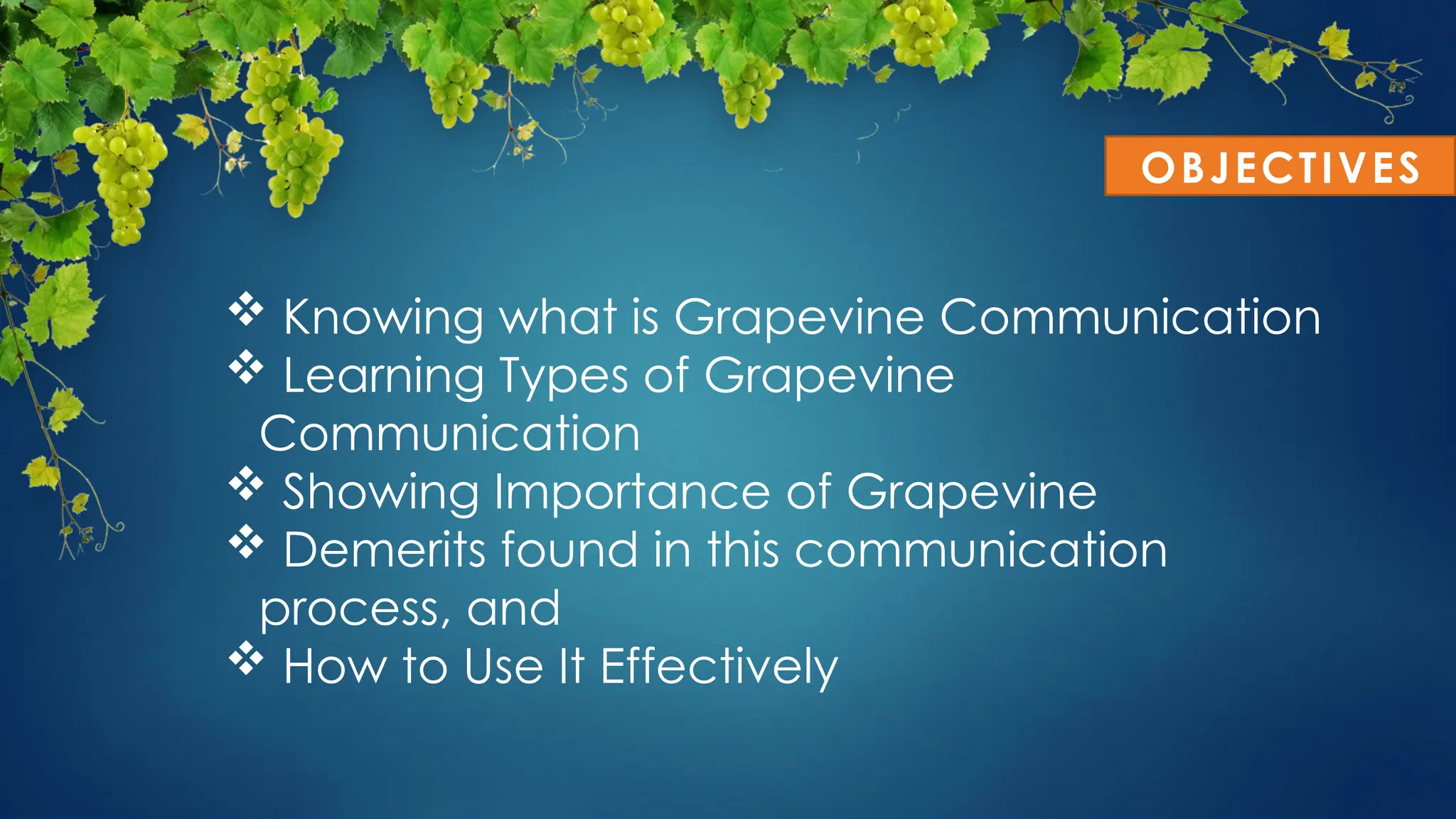 grapevine communication for business communication | PPT