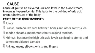 9. Gout presentation to nursing students | PPTX