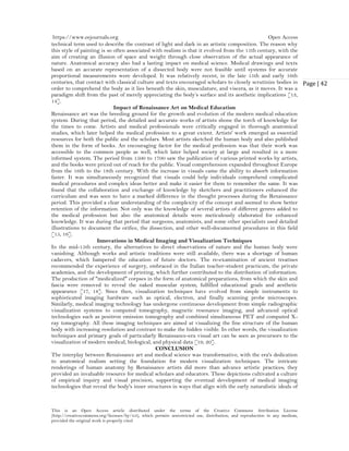 The Influence of Renaissance Art on Modern Medical Science (www.kiu.ac ...