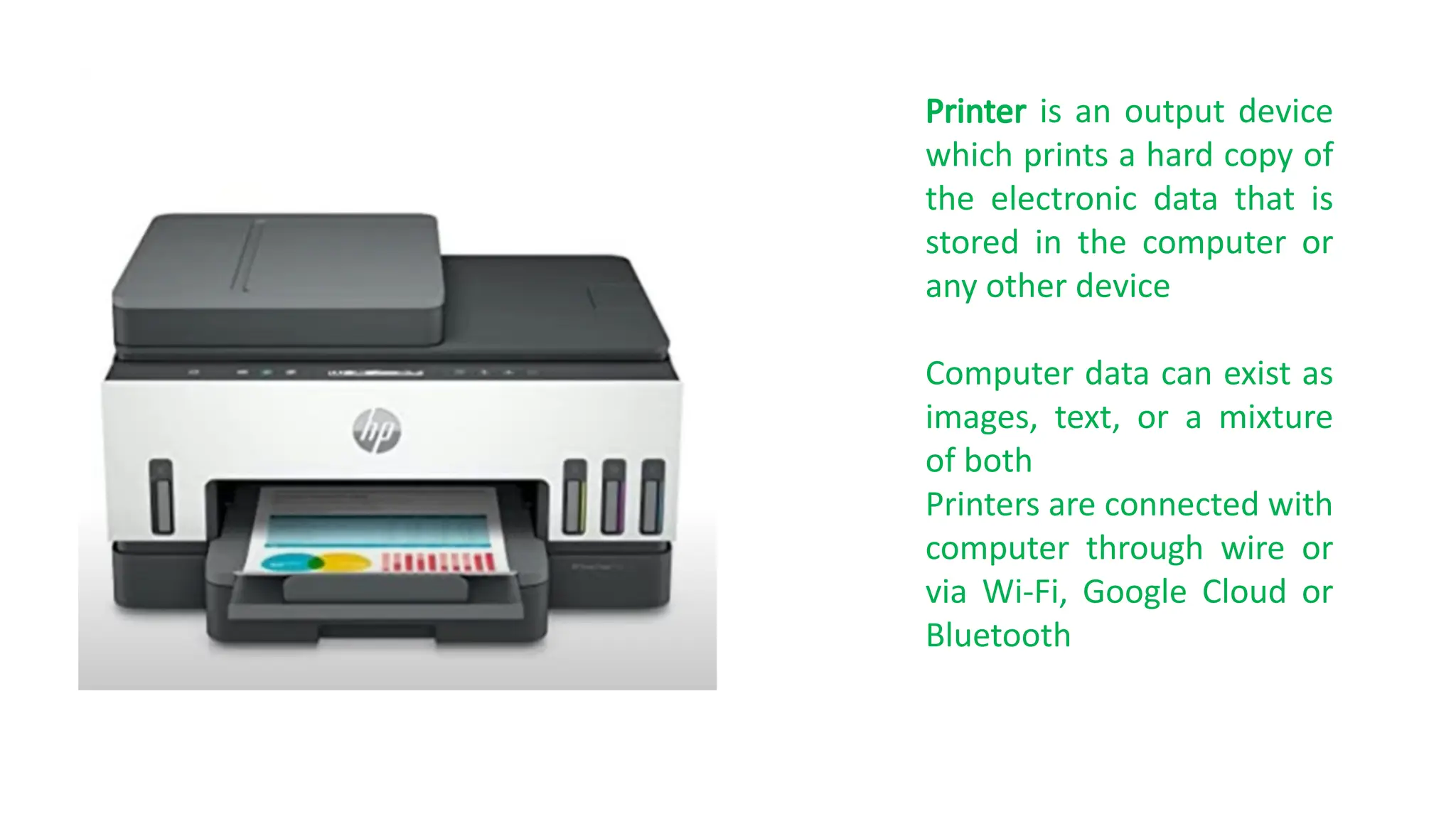Existence of different types of printers | PPTX