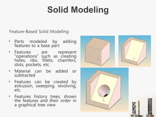 9. Solid Modeling with computer aided manufacturing | PDF
