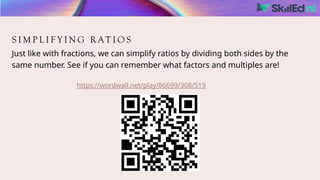 8. Essential Skills: Application of Number: Ratio | PPT