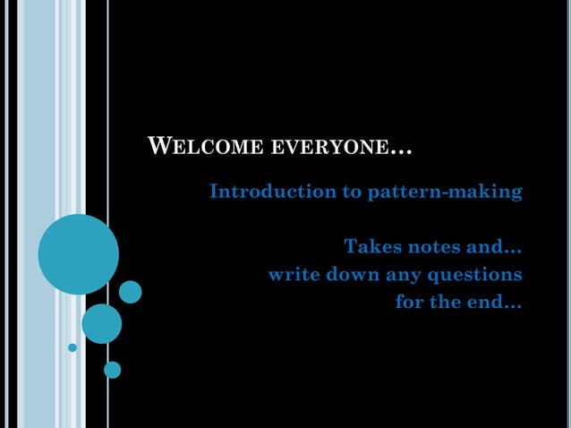 Theatre-Costume-Design_INTRO_PATTERN_MAKING | PPT