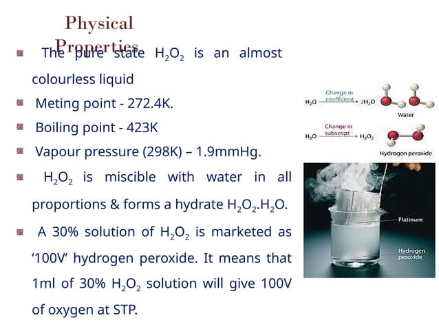 Class XI: Hydrogen: Occurance, Preparation and Properties | PPT