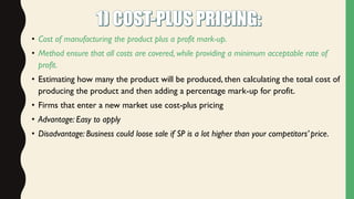 Marketing Mix Price IGCSE Business Studies | PDF