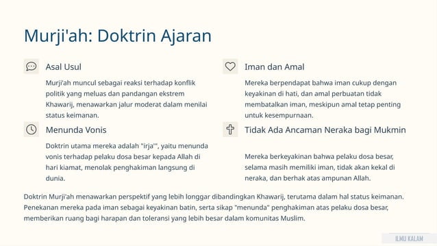 9. Pemikiran Khawarij dan Murjiah Doktrin Tokoh dan Perkembangan.pptx