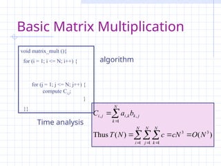 Working of Strassen's Matrix Multiplication.ppt