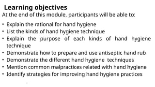 9.1. Hand Hygiene practice for health professional | PPT