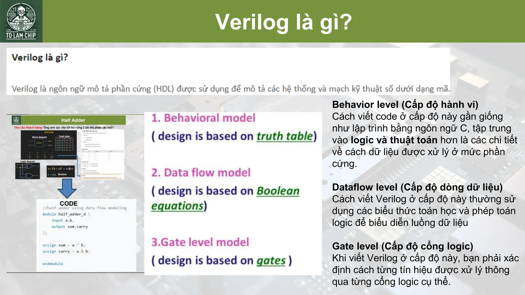 9.giới thiệu verilog.pdffdsgsfdgsdfgsdgsdfg | PDF