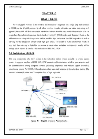 Report on Gi-Fi | PDF