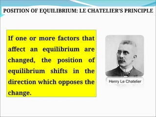 9.2. LE CHATELIER PRINCIPLE............. | PPT
