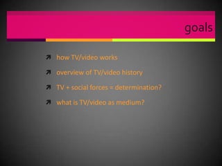 TV lecture: Technology | PPTX