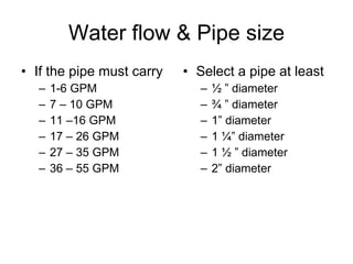 9 29 Water Pressure & Flow Rates | PPT
