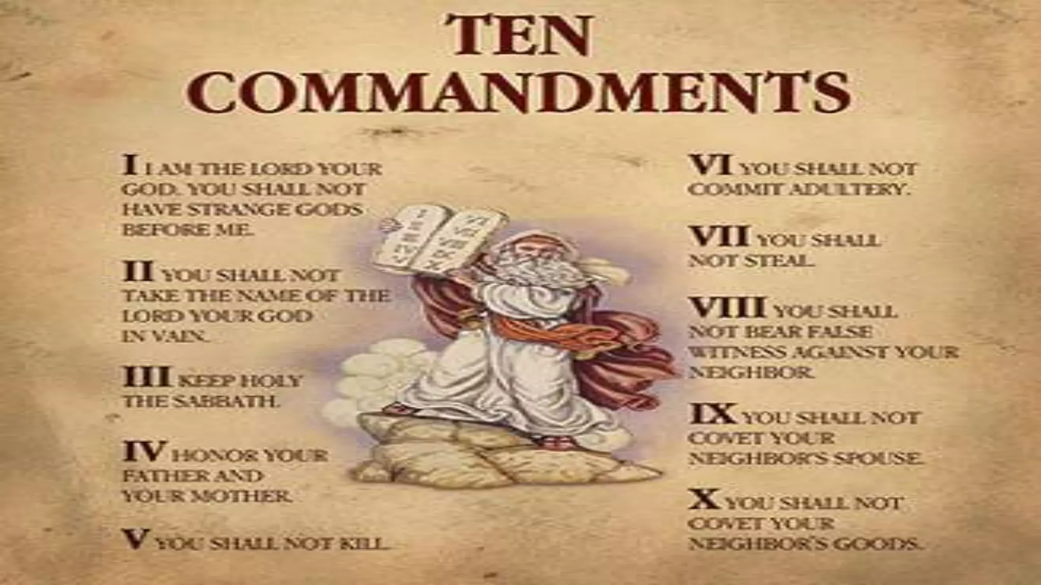 commandments in general | PPT