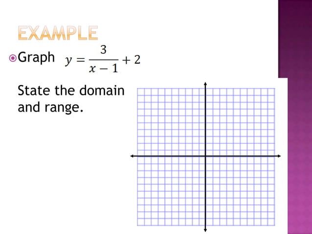 9.2 graphing simple rational functions | PPT