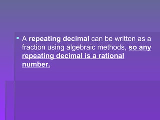 9.2 rational and irrational numbers day 1 | PPT