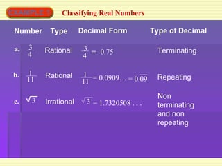 9.2 rational and irrational numbers day 1 | PPT