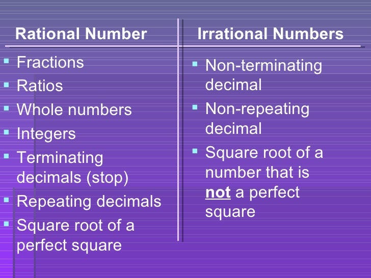 9 2 Rational And Irrational Numbers Day 1 9 2 Rational And Irrational Numbers Day 1