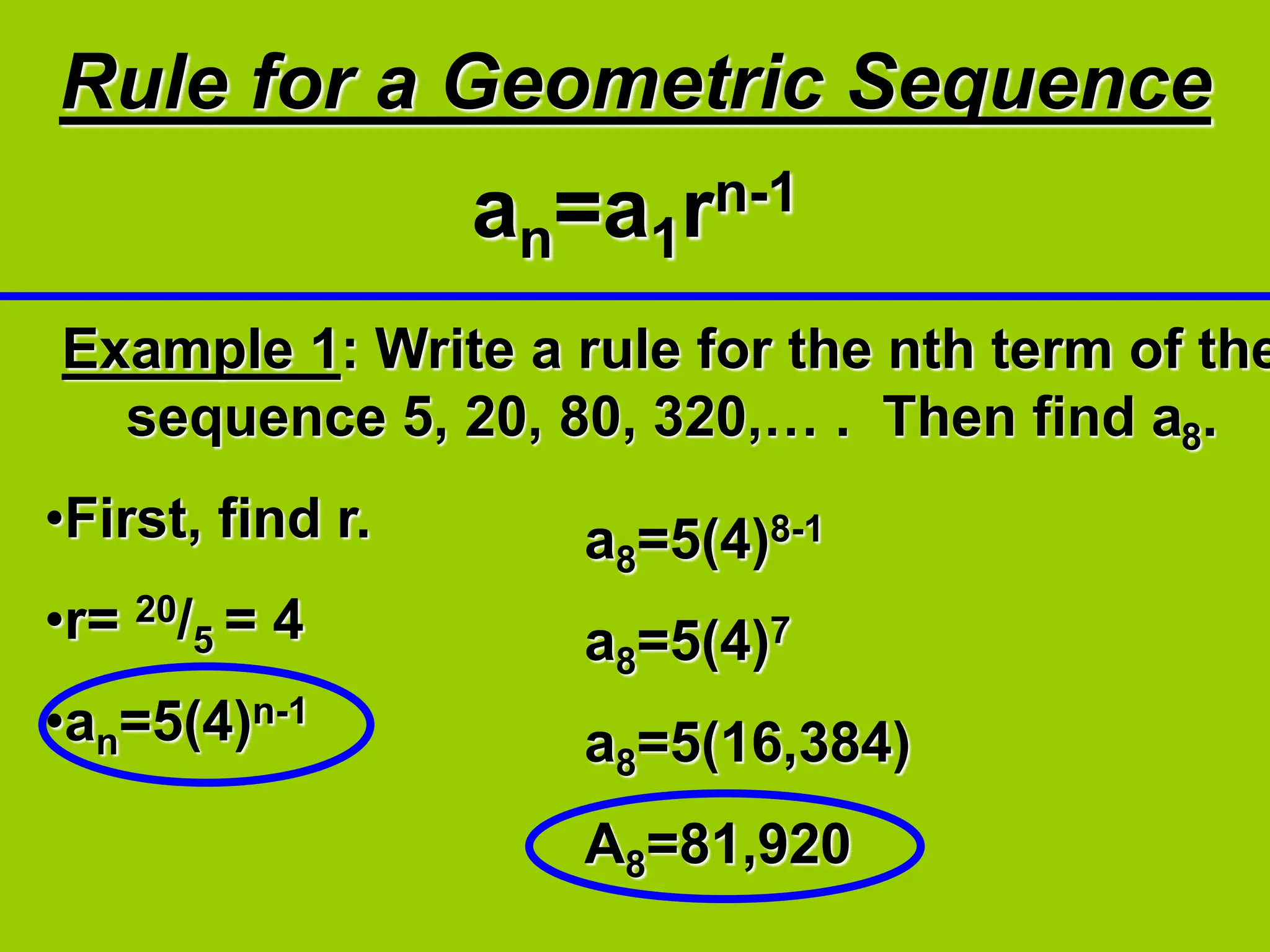 Definition and Examples of Geometric Sequence and Series ppt | PPT
