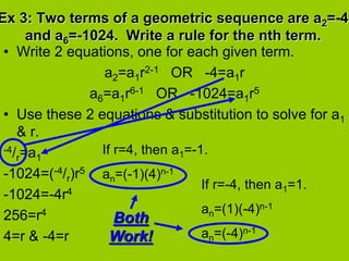Definition and Examples of Geometric Sequence and Series ppt | PPT