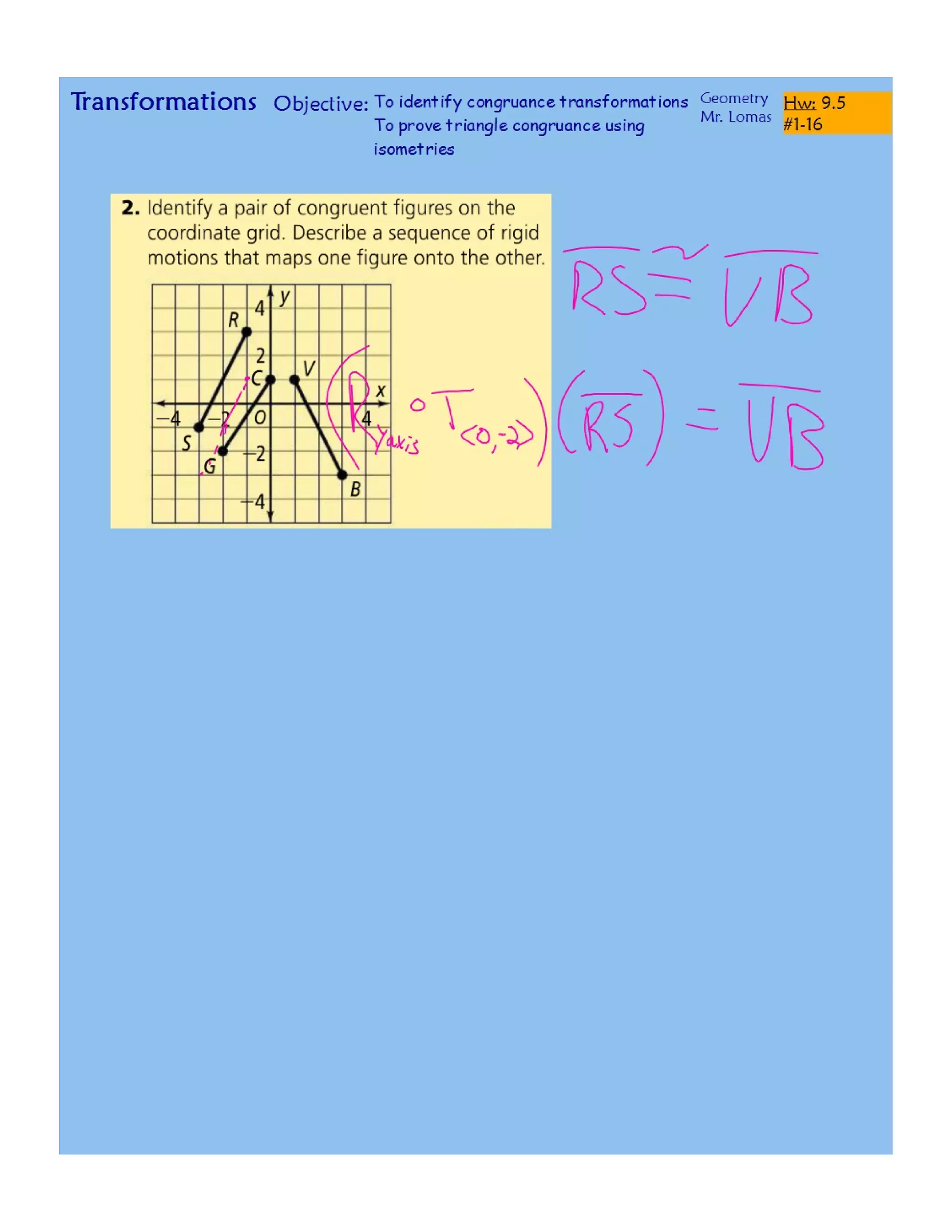 9 5 congruence transformations | PDF
