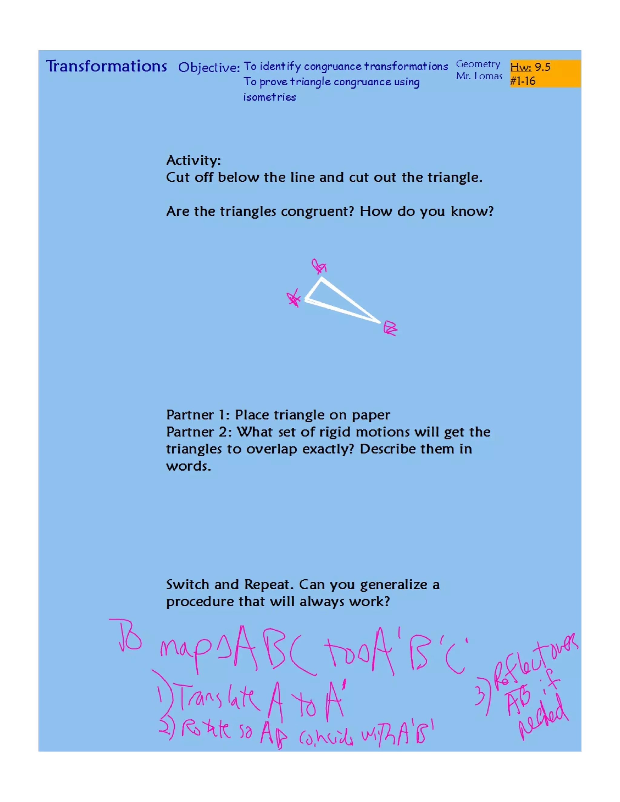 9 5 congruence transformations | PDF