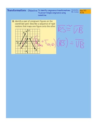 9 5 congruence transformations | PDF