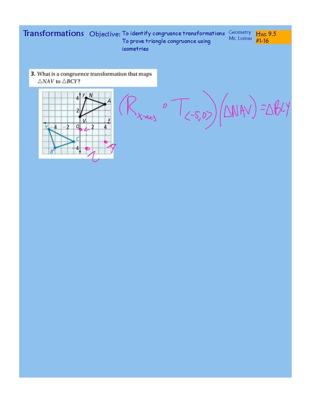 9 5 congruence transformations | PDF