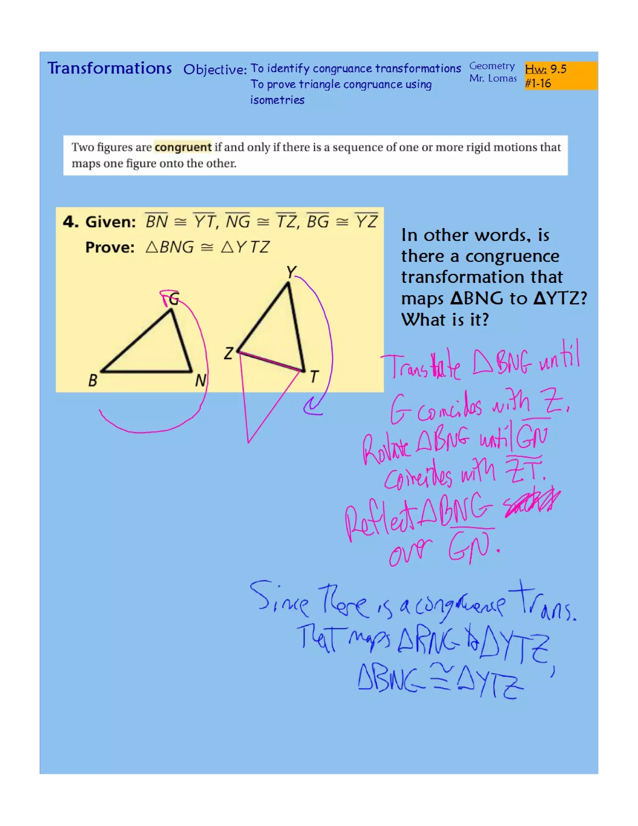 9 5 congruence transformations | PDF