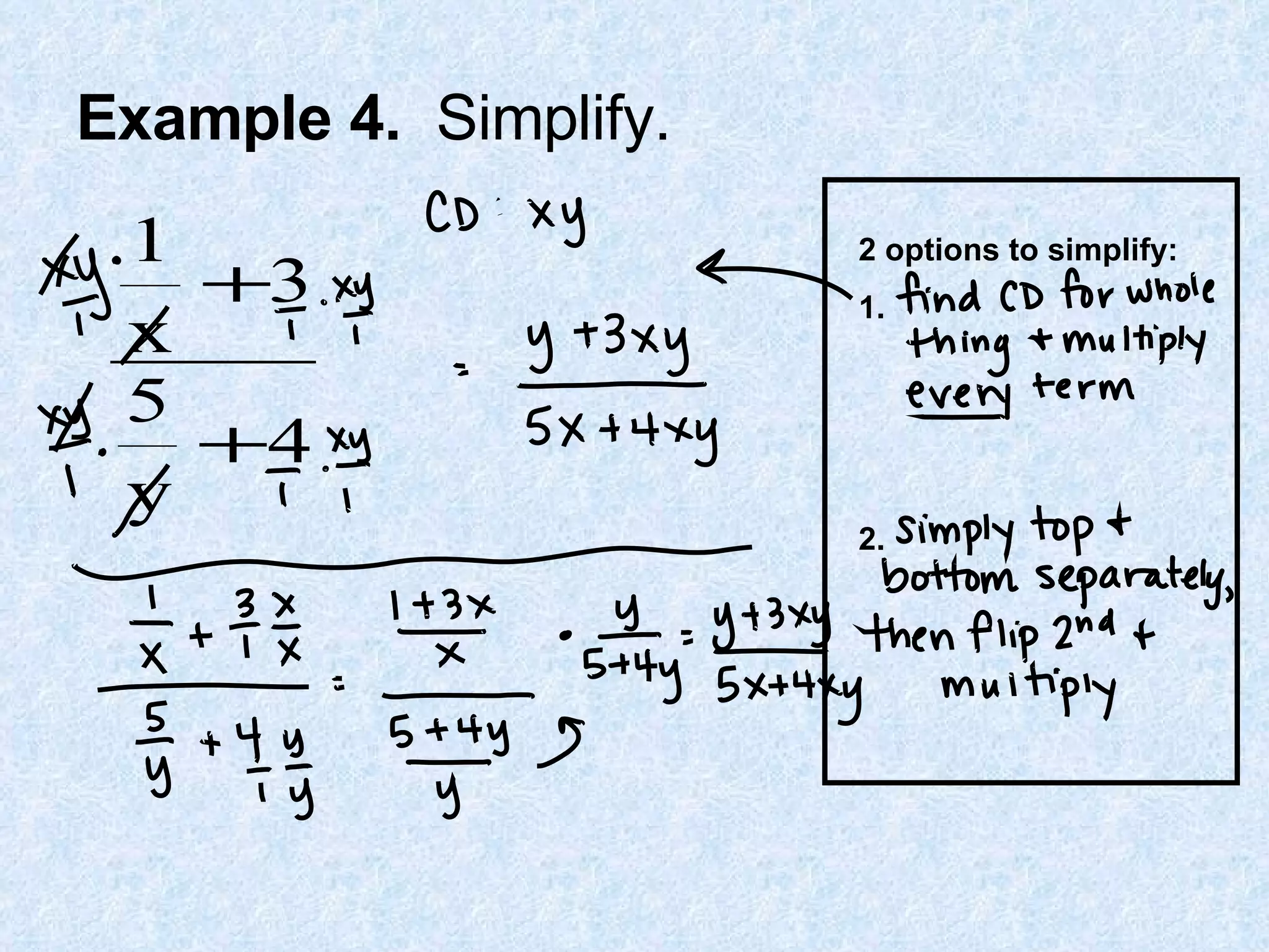 9.5 Adding and Subtracting Rational Expressions | PPT