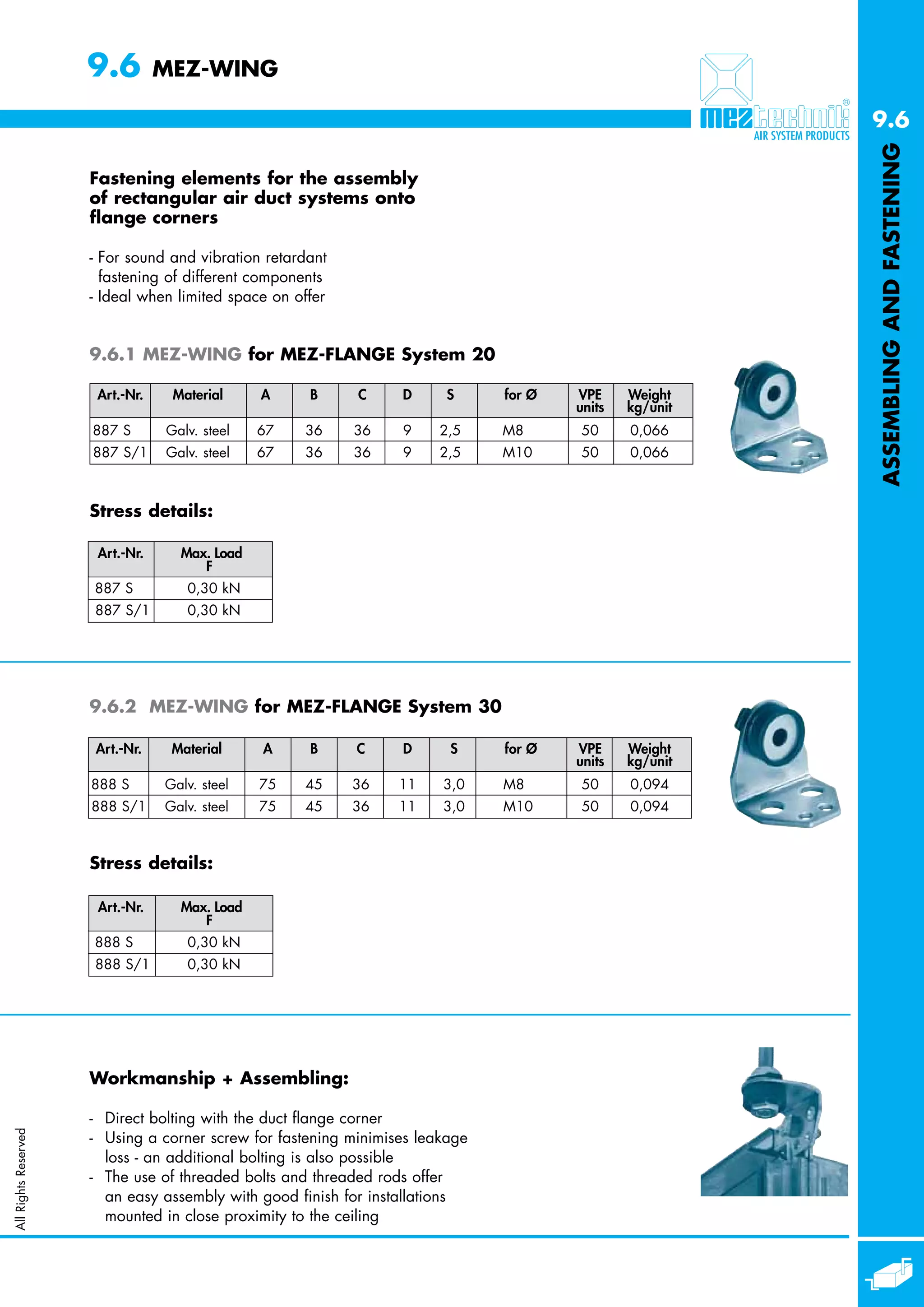 9.6.2 Mez Wing For Mez Flange System 30 | PDF