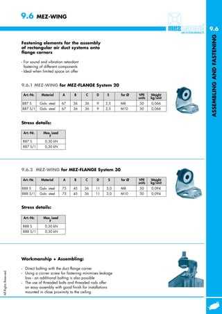 9.6.2 Mez Wing For Mez Flange System 30 | PDF