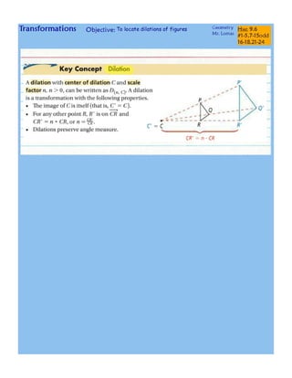 9 6 dilations | PDF