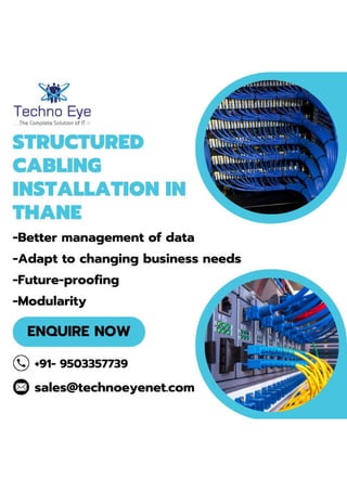 Techno Eye - CCTV Camera & Installation, Structured Cabling Services ...