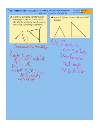 9 7 similarity transformations | PDF