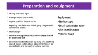 9- abdomen_assesssment and physical exam for adults | PPT