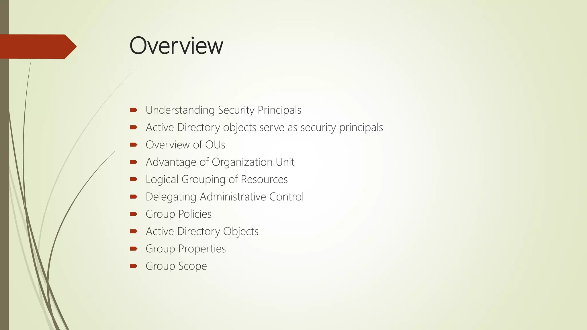 Administer Active Directory | PPT