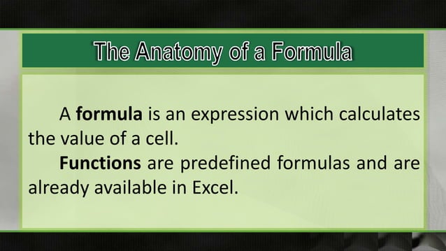 9 - Advanced Functions in MS Excel.pptx