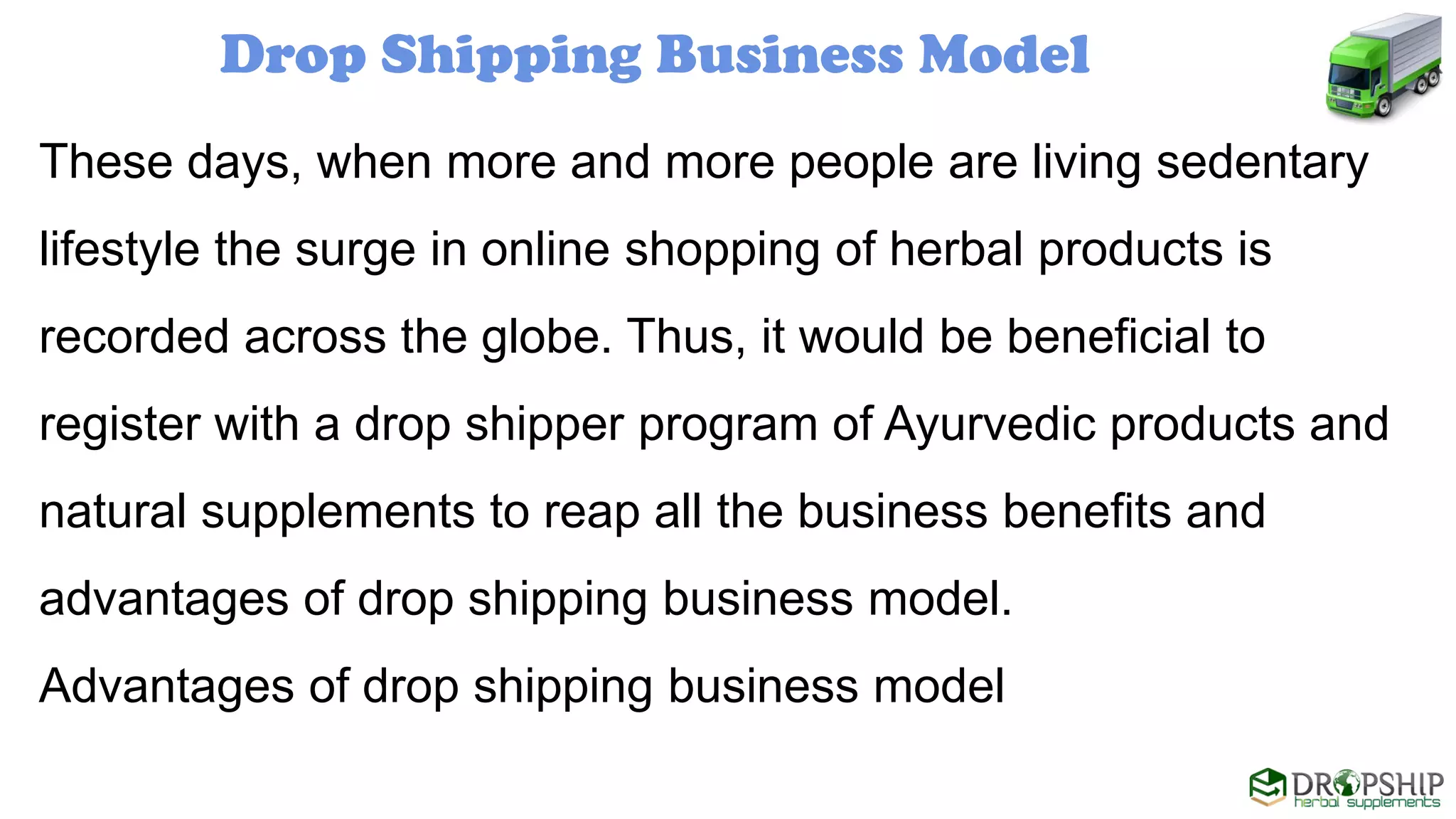 Advantages and Disadvantages of Drop Shipping Business Model | PDF