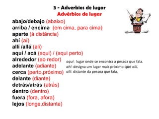 Advérbios em Espanhol | PPTX