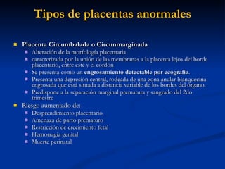 9. alteraciones de la placenta | PPT