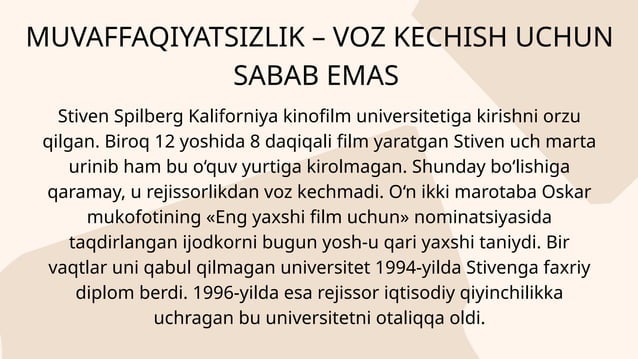 9-A sinf Muvaffaqiyat - qimmatli tajriba mevasi.pptx