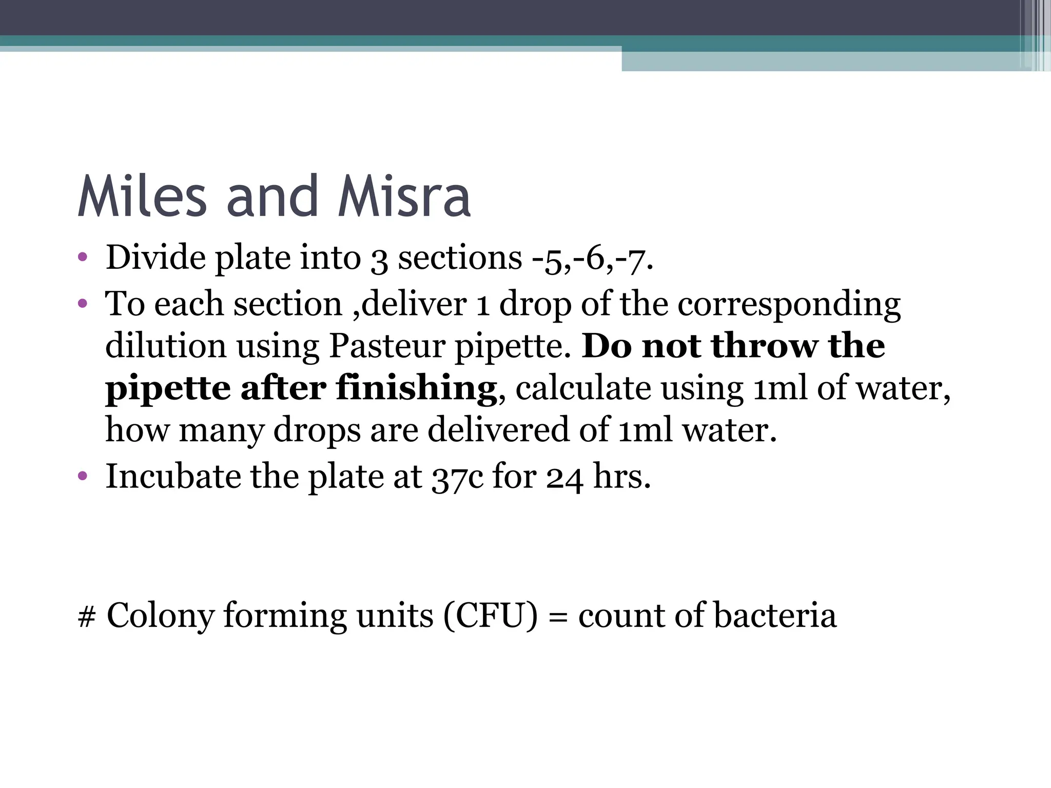bacterial_count.ppt lllllllllllllllllllll | PPT