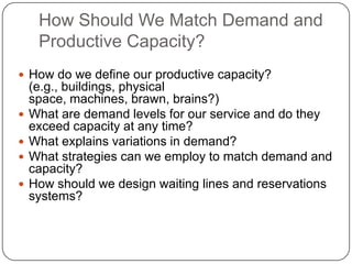9. balancing demand & productive capacity | PPTX