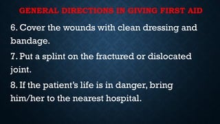 9 - basic fisrt aid powerpoint presentation | PPT