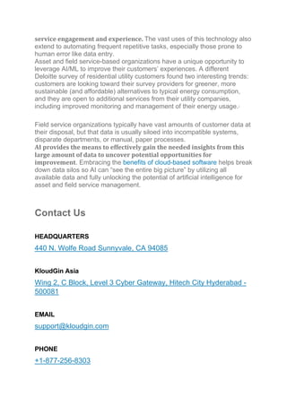 9 Benefits Cloud-Based Software Brings to Asset & Field Service ...