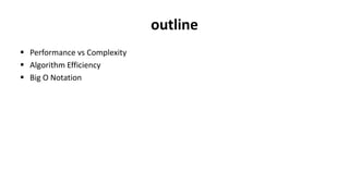 9 big o-notation | PPTX